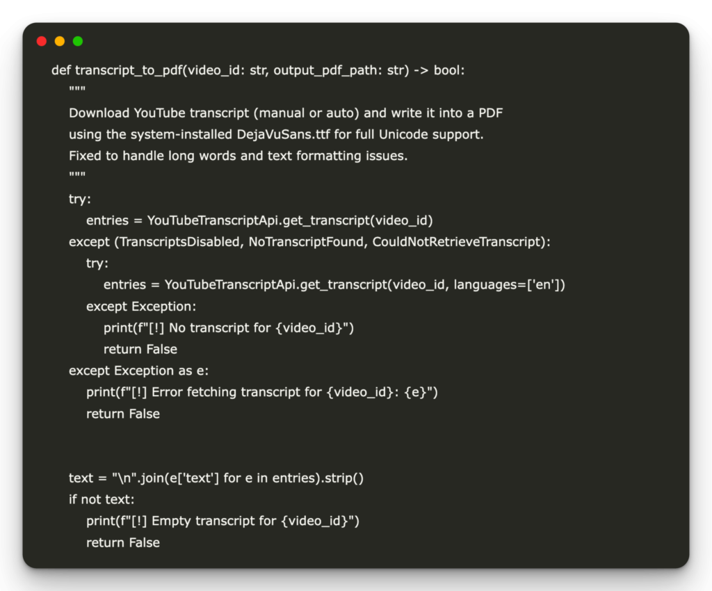 A Coding Implementation to Build an Interactive Transcript and PDF ...