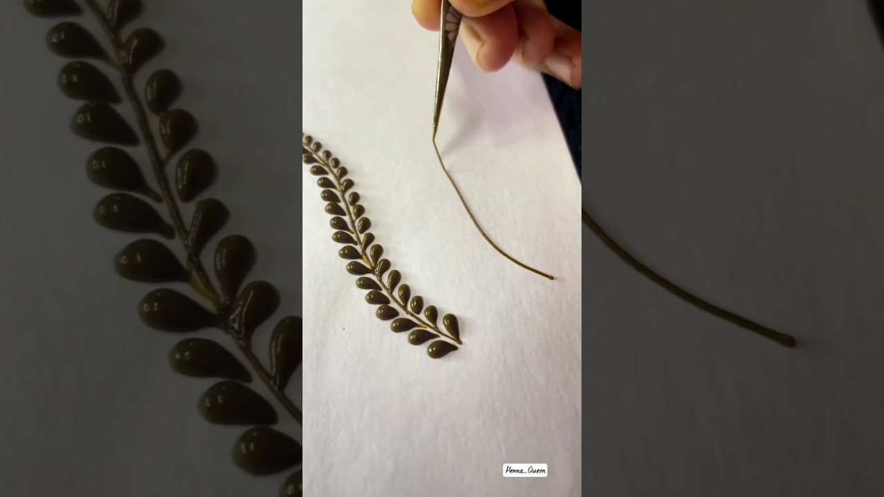 Easy Mehndi Design for Beginners | Step by Step Tutorial |Mehndi Short ...